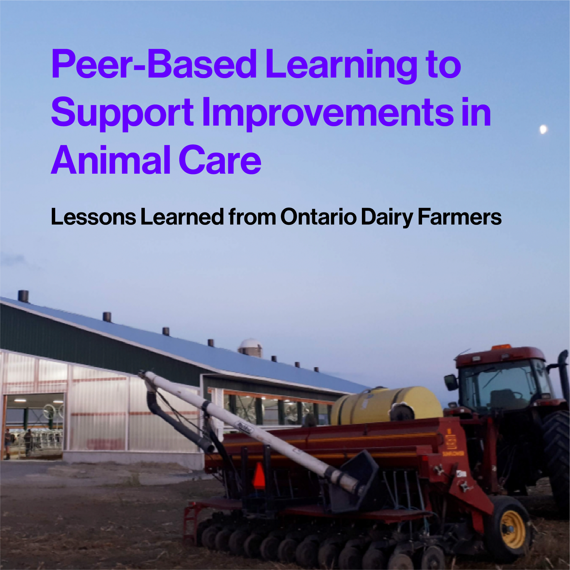Peer-Based Learning to Support Improvements in Animal Care: Lessons ...